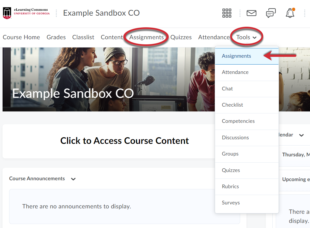Assignments for Students - eLearning Commons