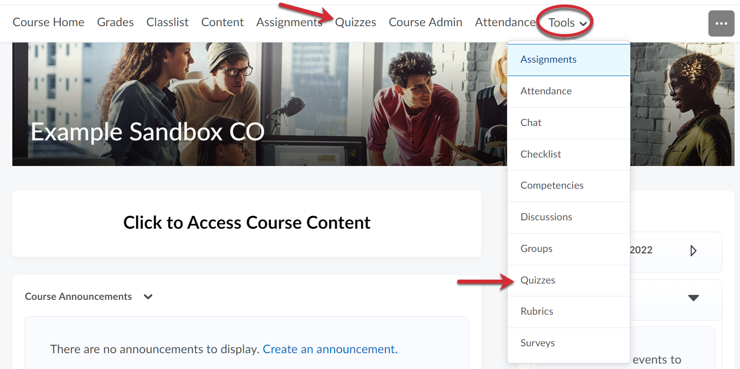 Quizzes for Students - eLearning Commons